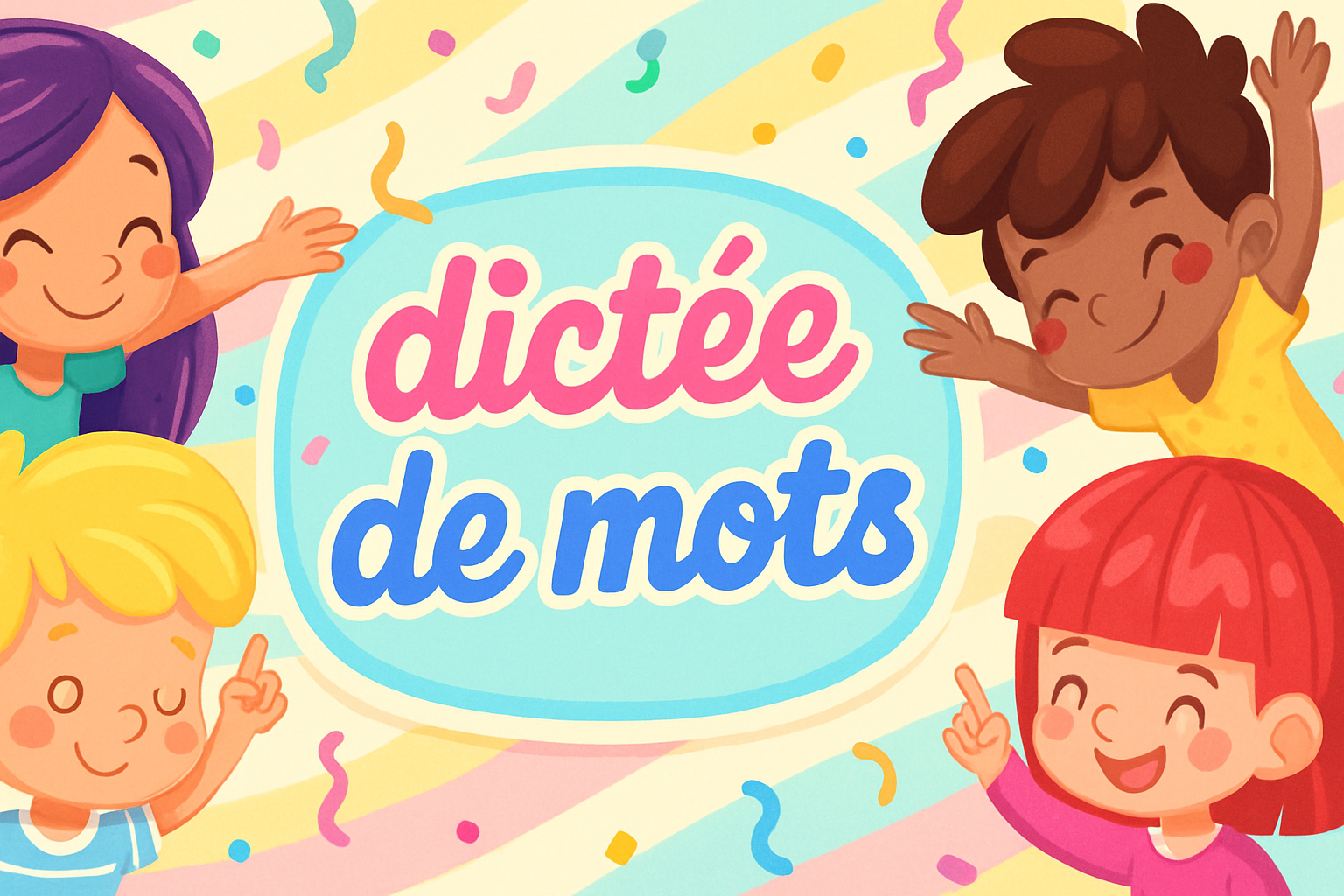 Dictée de mots [Jeu éducatif]
